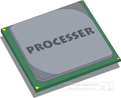 Computer Clipart Computer Processor Chip Clipart
