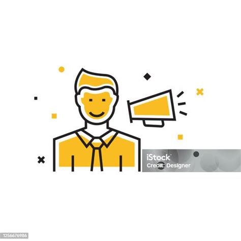 營銷顧問平線圖示大綱向量符號插圖向量圖形及更多互聯網圖片 互聯網 交流 全球商務 Istock