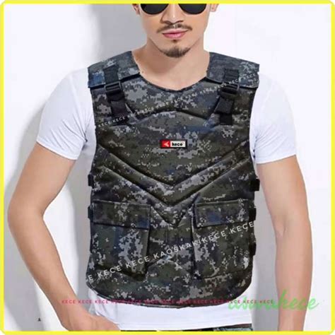 Promo Rompi Motor Body Protector Anti Angin Jaket Rompi Motor Loreng