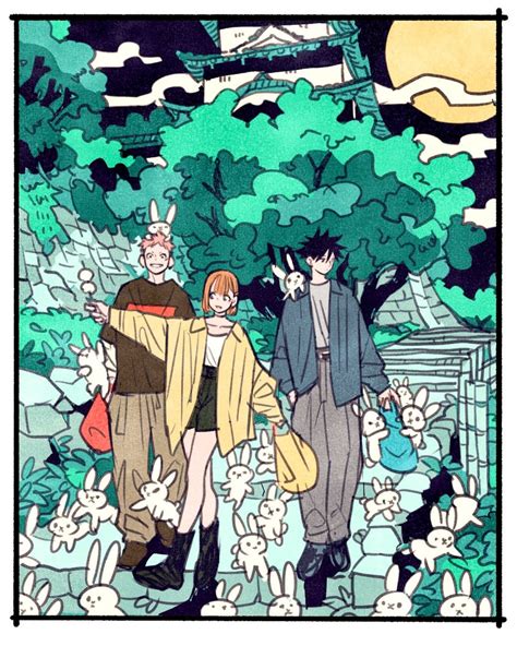 Itadori Yuuji Fushiguro Megumi And Kugisaki Nobara Jujutsu Kaisen