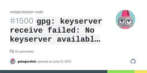 `gpg Keyserver Receive Failed No Keyserver Available` Since Sks