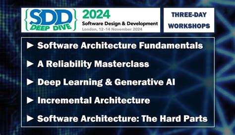 Sdd Software Design And Development Conference On Linkedin Sdd Deep