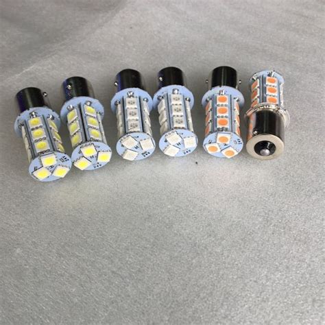 Isi 2 Biji Lampu Sein Led Lampu Mundur Truk Bis 24 Volt 1156 Bayonet