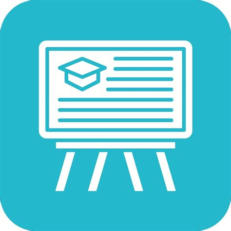 Premium Vector Classroom Board Icon Vector Image Can Be Used For School