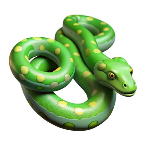 Wonderful Traditional A Slithering Green Tree Python Exclusive