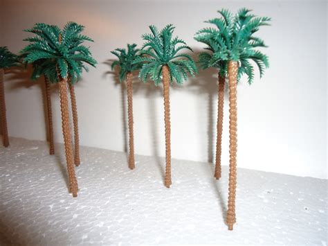 10 Arboles Maquetas Palmeras 9cm Esc Ho 1 87 O 1 100 6 000 En