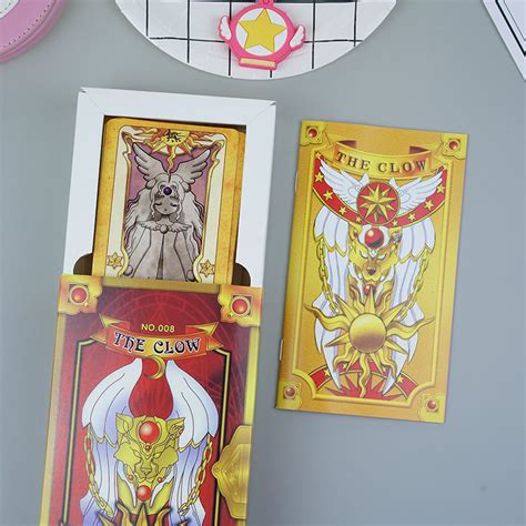 54pcs 1 Set Anime Cardcaptor Sakura Clow Card Cosplay Prop Kinomoto