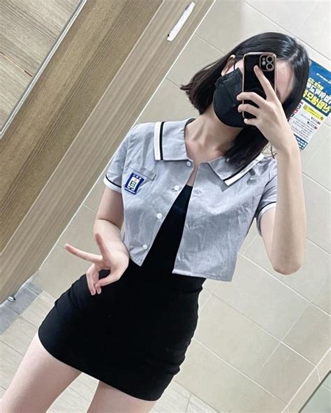 빠른 저장에 있는 핀 여자 교복 교복 패션 짧은 의상