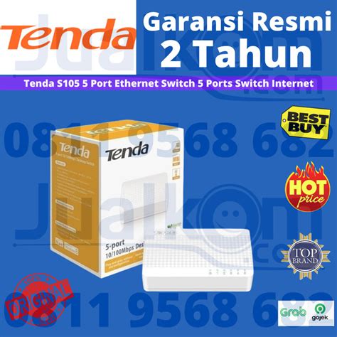 Jual Tenda S105 5 Port Ethernet Switch 5 Ports Switch Internet Jakarta Pusat Karya Citra