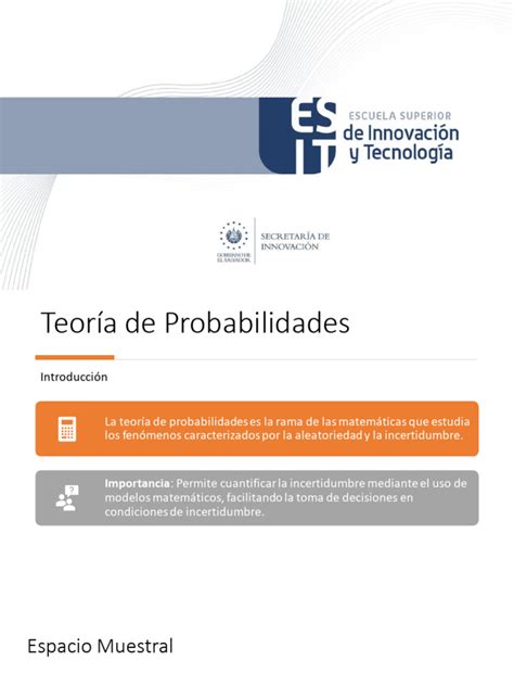 Teoría De Probabilidades Pdf