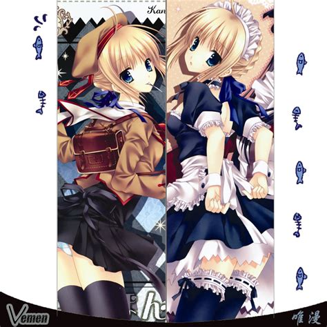 萌王 Fate Saber 塞巴 动漫等身抱枕套邪恶枕芯18x动漫周边定制danminnie1989