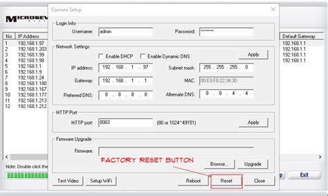 How To Reset A Camera Microseven Tech Support