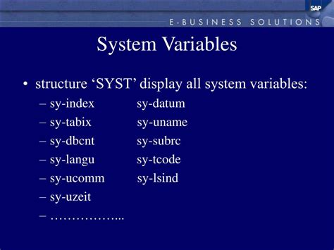 Ppt Abap4 Programming Powerpoint Presentation Free Download Id