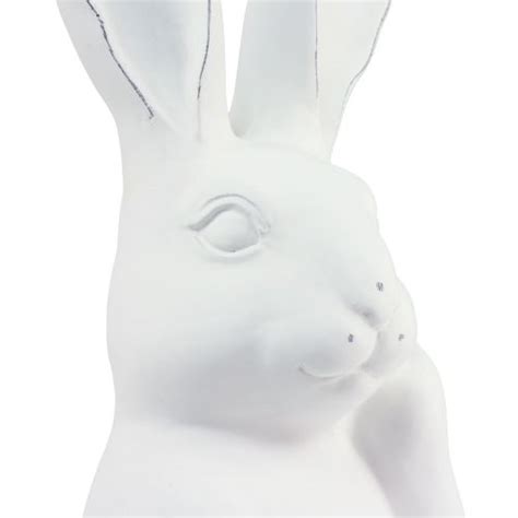 Floristik24 de Hasen Deko Hase Weiß Kunststein Denkend 1812 530 5cm