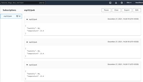 Connecting ESP To Amazon AWS IoT Core Using MQTT