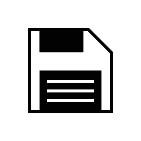 Memory Card Sign Data Save Icon Vector Illustration 13947695 Vector