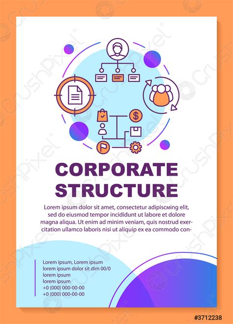Corporate Structure Poster Template Layout Hr Management Banner