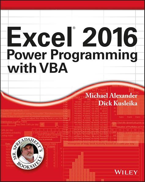 Excel 2016 Power Programming With Vba Mr Spreadsheets Bookshelf