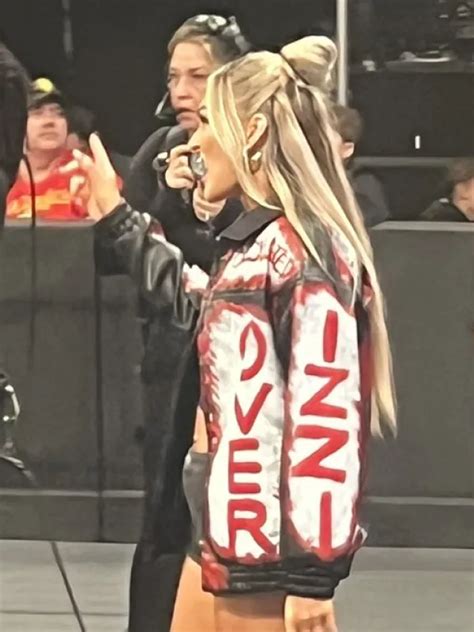 Wwe Nxt 2025 Izzy Moreno Unisex Leather Jacket