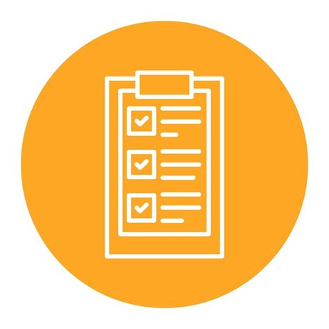 Premium Vector Checklist Vector Illustration