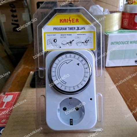 Jual Kaiser Timer Analog Listrik 220v Program Timer 24 Jam Jakarta