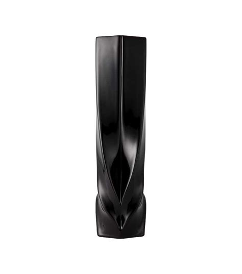 Zaha Hadid Design Braid Tall Vase Black Editorialist