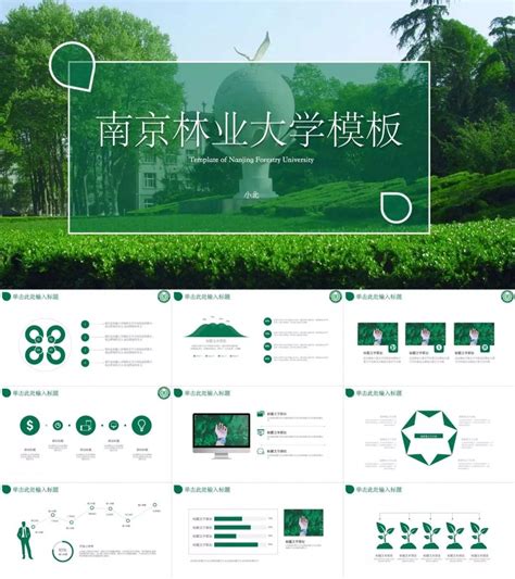 “南京林业大学”专属ppt模板免费领取，南林同学的专属福利来了！ 知乎