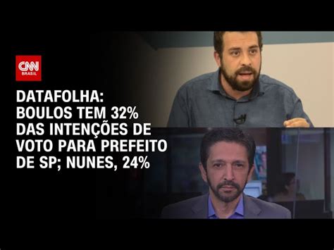 Eleições Municipais Em Sp Boulos Tem 32 E Nunes 24 Diz Datafolha