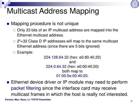 Ppt Chapter 7 Multicast And Realtime Service Powerpoint Presentation Id4032659