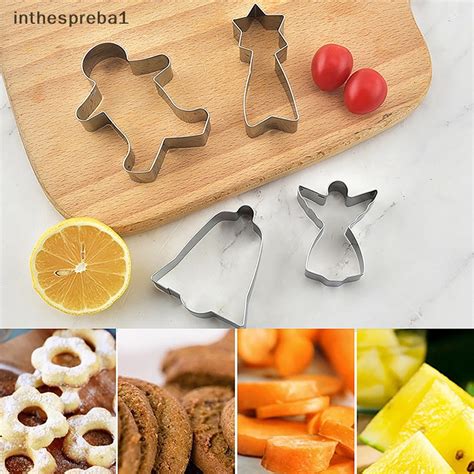 Inthespreba1 ชุดแม่พิมพ์ตัดคุ้กกี้ บิสกิต ขนมปังขิง ลายต้นคริสต์มาส 2024 6 ชิ้น Shopee Thailand