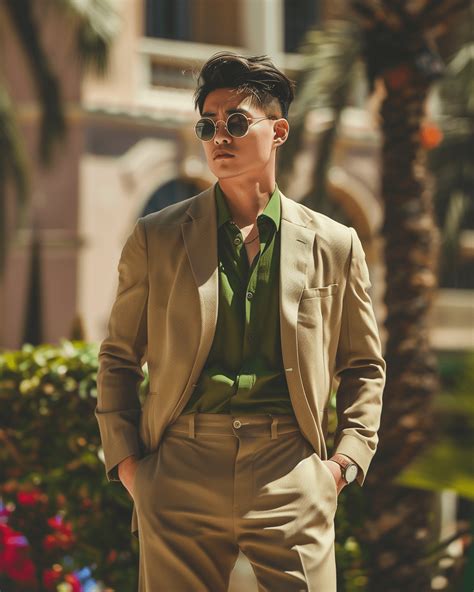 Suit Outfits Beige Hockerty