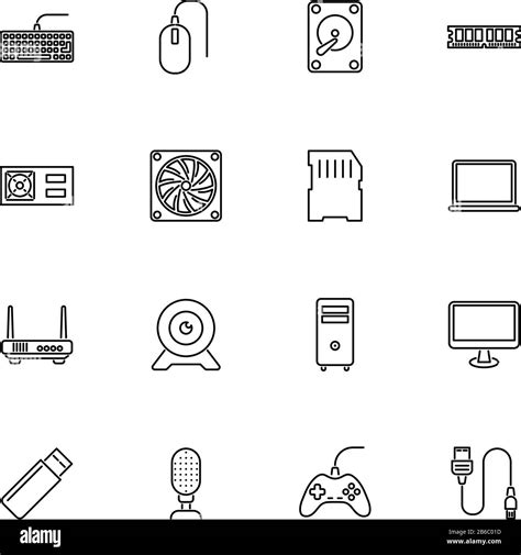 Computer Parts Outline