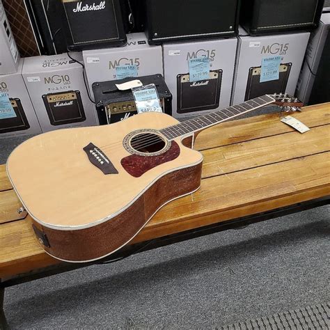 Washburn Hd10sce Acoustic Electric Natural Victor Litz