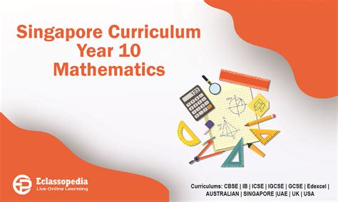 Singapore Curriculum Grade 10 Mathematics