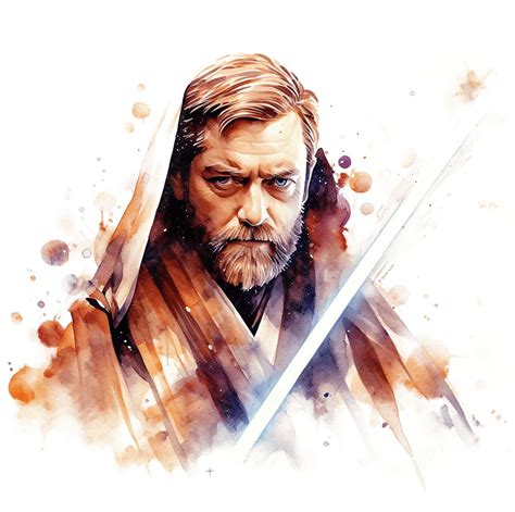 6 Obi Wan Clipart Obi Wan Poster Obi Wan Print Obi Wan Instant
