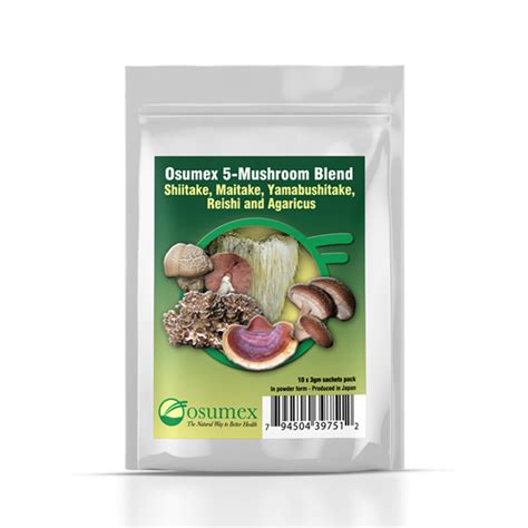 5 Mushroom Blend 3gm Sachets Osumex