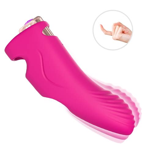 Lollanda G Spot Finger Vibrator With Bullet Adult Toys 9 Modes Powerful Vibration Stimulating
