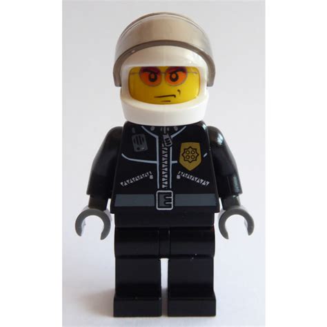 Lego Police Officer With Orange Sunglasses Minifigure Brick Owl