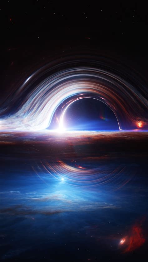 Gargantua Black Hole Wallpaper 4k Deep Space Interstellar