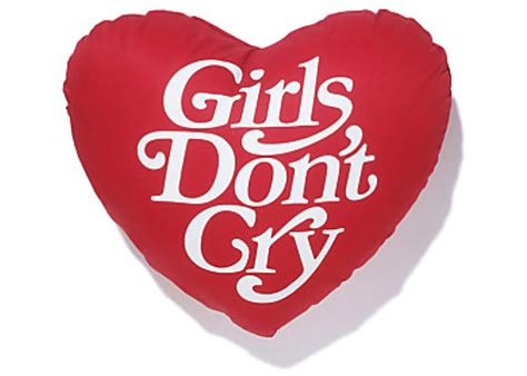 Girls Dont Cry Gdc Angel Logo Pillow Red Fw22 Us
