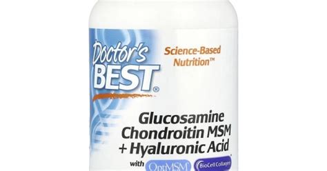 Глюкозамин Хондроитин МСМ Хиалуронова Киселина 150 капсули Doctors Best от Doctor`s Best