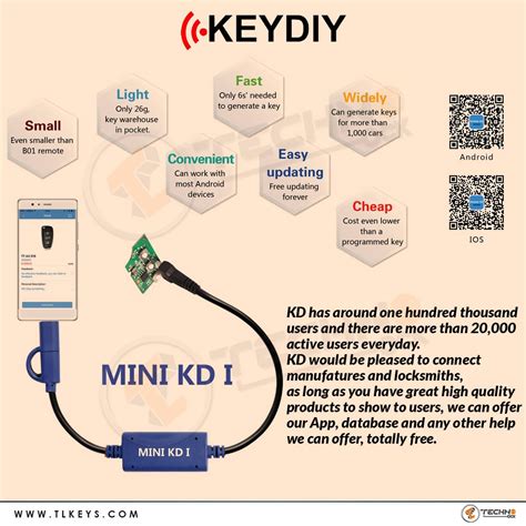 Mini Kd Keydiy Remote Maker Generator Technolock