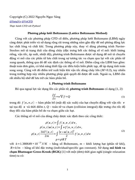 Lattice Boltzmann Method Pdf