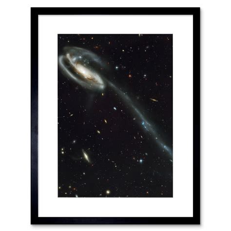 Hubble Space Telescope Image The Tadpole Spiral Galaxy Gravitational