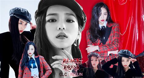 K Pop Lover CLC Black Dress WALLPAPER