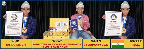 Fastest Time To Solve 100 Multiplication Sums 2 Digits X 1 Digit