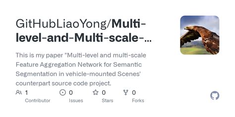 Issues · Githubliaoyongmulti Level And Multi Scale Feature Aggregation Network For Semantic