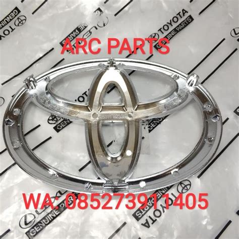 Jual Emblem Logo Depan Toyota Calya Original Pengganti Logo Lambang