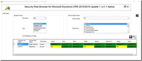 New And Improved Utility Announcement Security Role Browser For