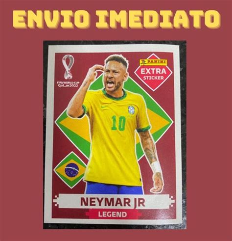 Neymar Bordo Figurinha Extra Legend Copa Do Mundo Livro Panini Nunca Usado Enjoei